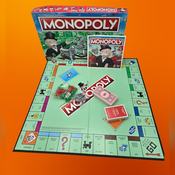 Hasbro | Games | Nib Classic Monopoly Board Game Set | Poshmark